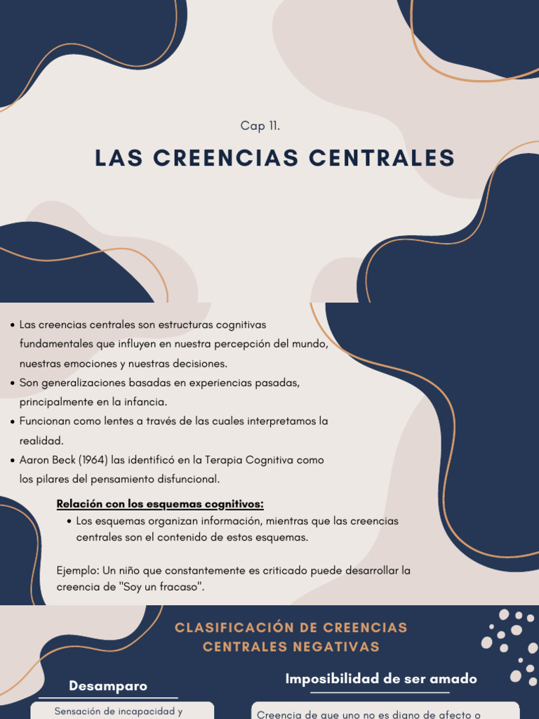 Creencias Centrales: Definición y Ejemplos | PDF | Las emociones | Verdad
