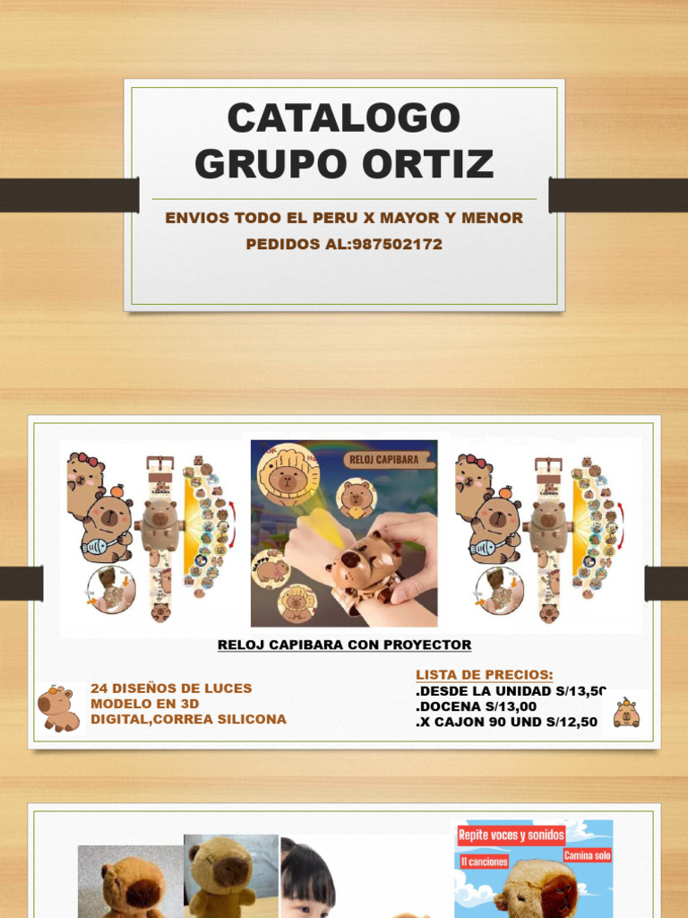 Catálogo de Productos Grupo Ortiz Perú | PDF