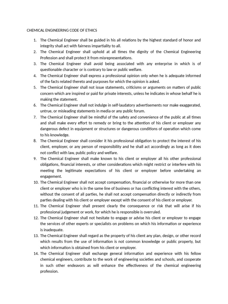 CHE-CODE-OF-ETHICS-AND-CHE-LAWS | PDF | Justice | Crime & Violence