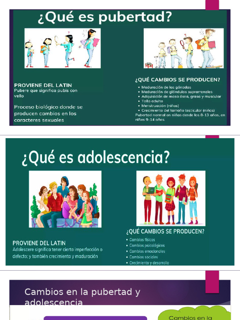 Cambios en La Adolescencia y La Pubertad | PDF