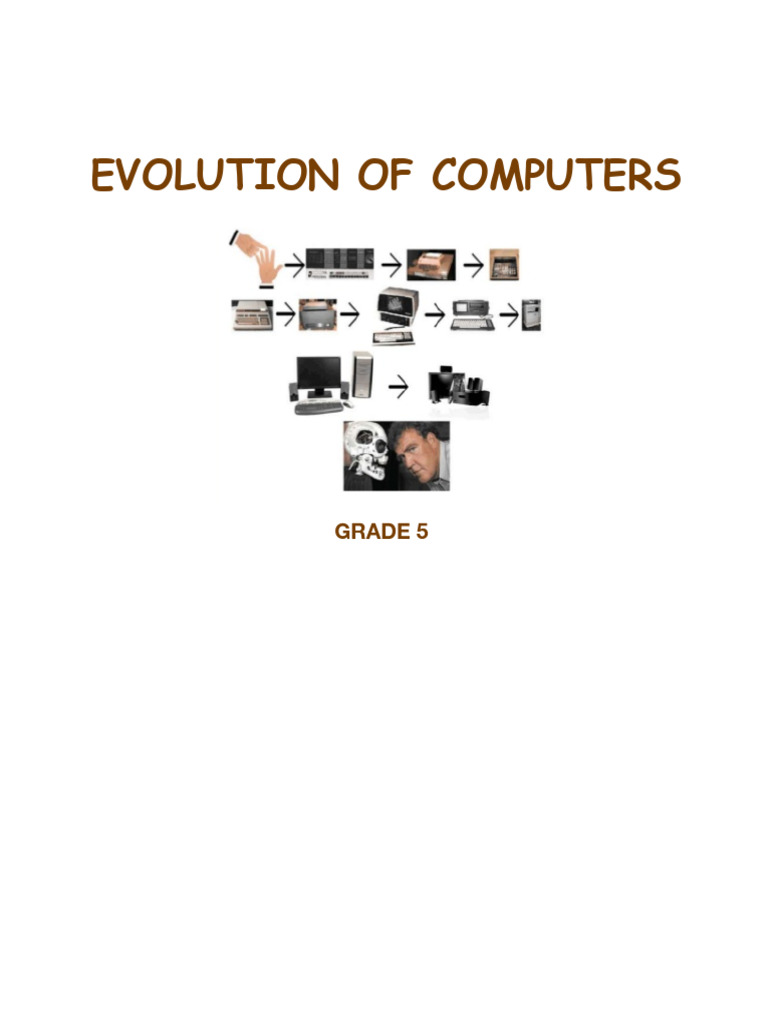 AY2021 - Grade 5 - Evolution of Computers | PDF | Integrated Circuit | Transistor