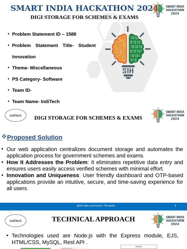SIH2024 IDEA Presentation Format | PDF