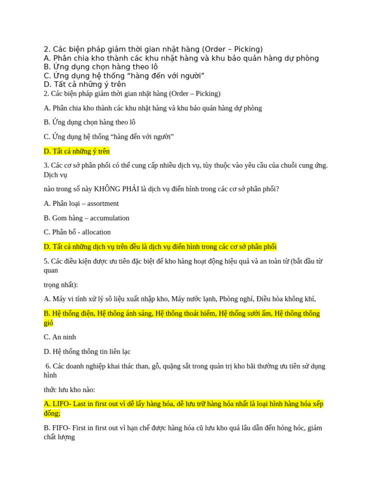 Tailieu Kho Hang | PDF