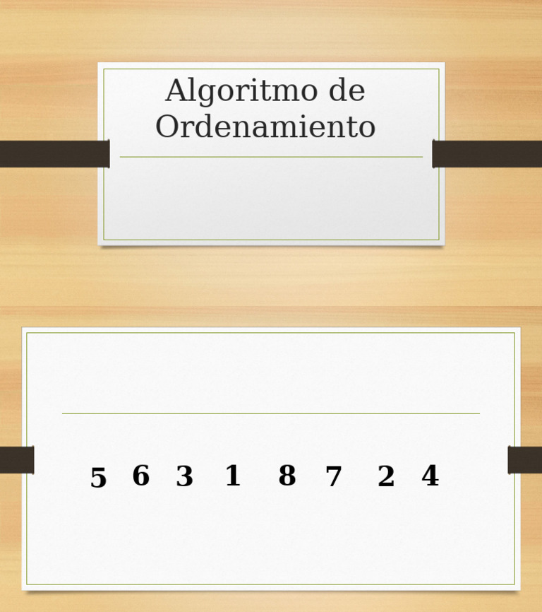 Algoritmo de Ordenamiento | PDF
