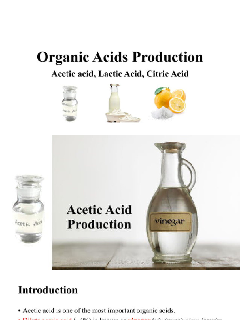 Organic Acids | PDF