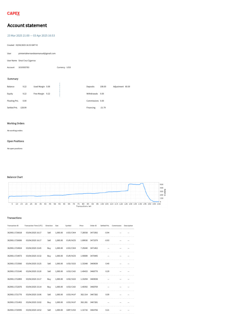 Single-Currency Account Statement | PDF | Foreign Exchange Market | Economies