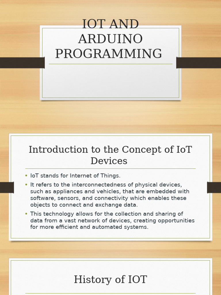 Unit III Iot and Arduino Programming | PDF | Internet Of Things | Arduino