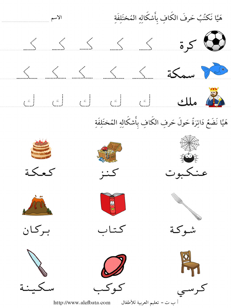 The Shape of The Letter Kaaf | PDF