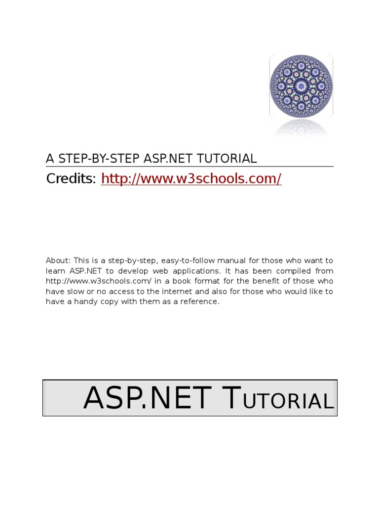 Step by Step ASP - Net Tutorial | PDF | Active Server Pages | Web Server Step by Step ASP - Net Tutorial | PDF | Active Server Pages | Web Server