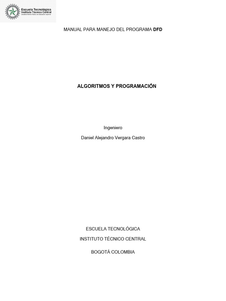 Manual para Manejo Del Programa DFD | PDF | Ventana (informática) | Botón (Computación)