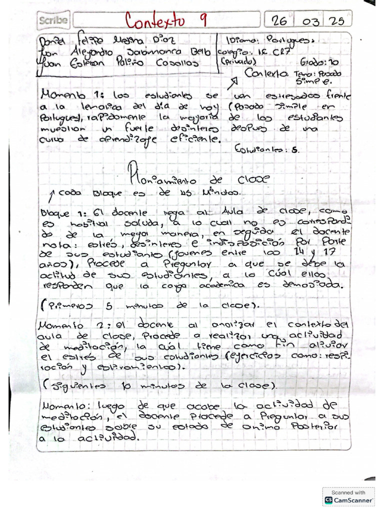 Evaluación Contexto 9 | PDF