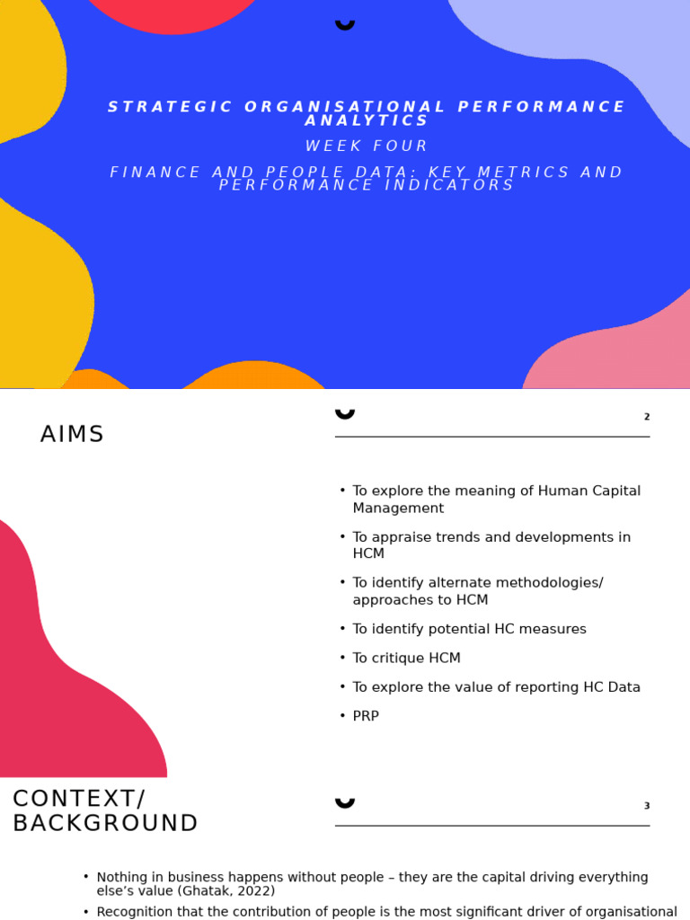 SOPA Week 4 - Student Slides | PDF | Human Resource Management | Turnover (Employment)