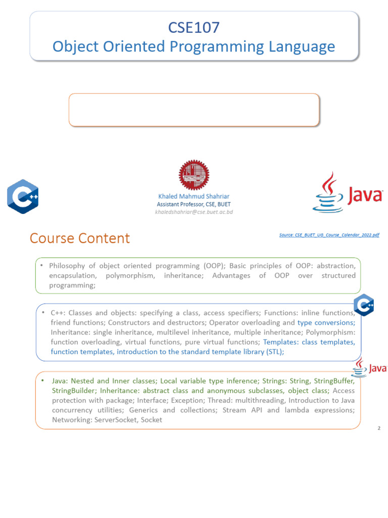 KMS Sir Slides | PDF | Class (Computer Programming) | C++