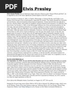 Elvis Presley: Life and Death Overview | PDF