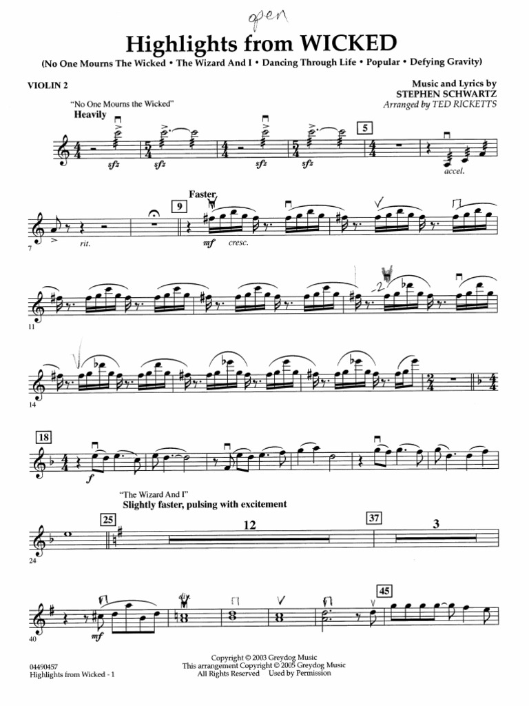 Ricketts Wicked Violin 2 Bowed | PDF