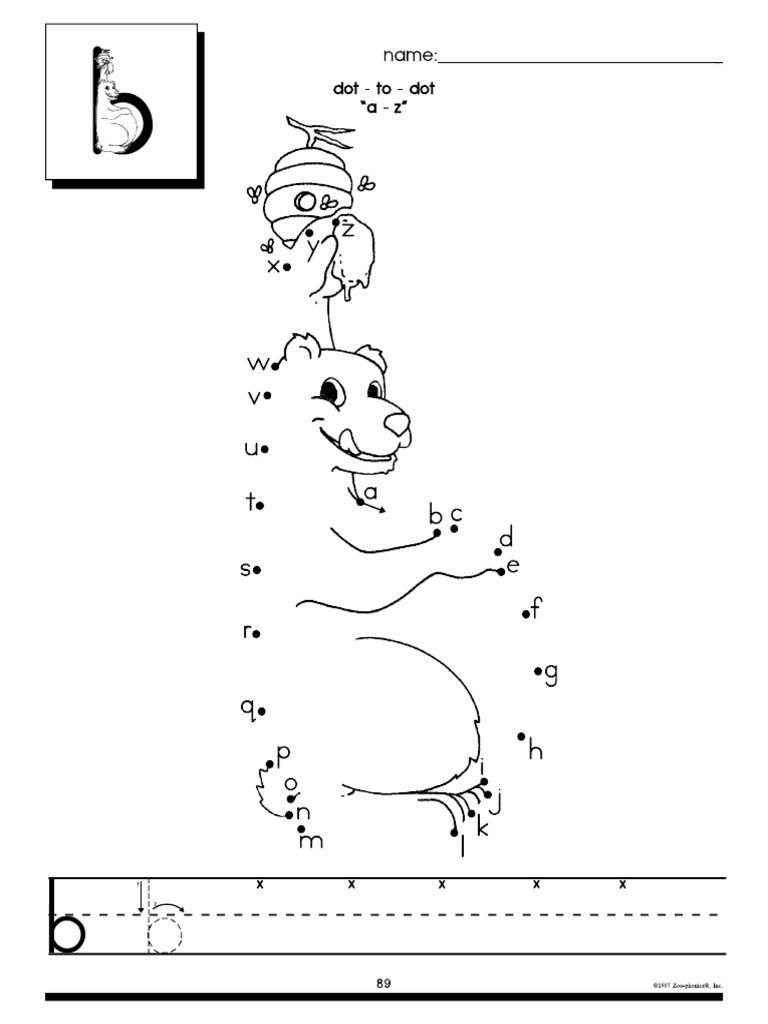 Zoo-phonics-a-z-Dot-To-Dot-Worksheets-หน้า-3 | PDF