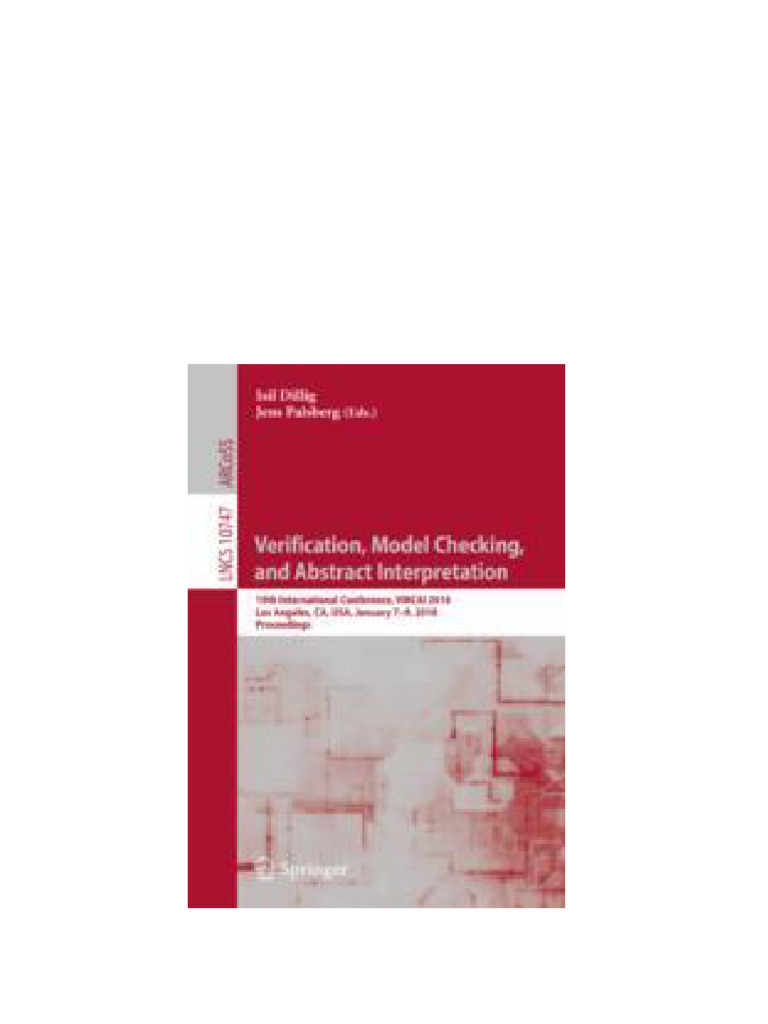 Verification Model Checking and Abstract Interpretation 19th ...