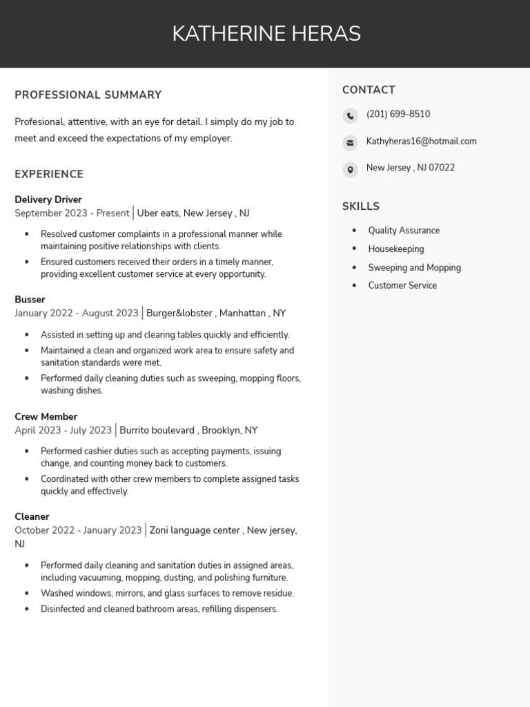 Katherine - Heras - Resume | PDF