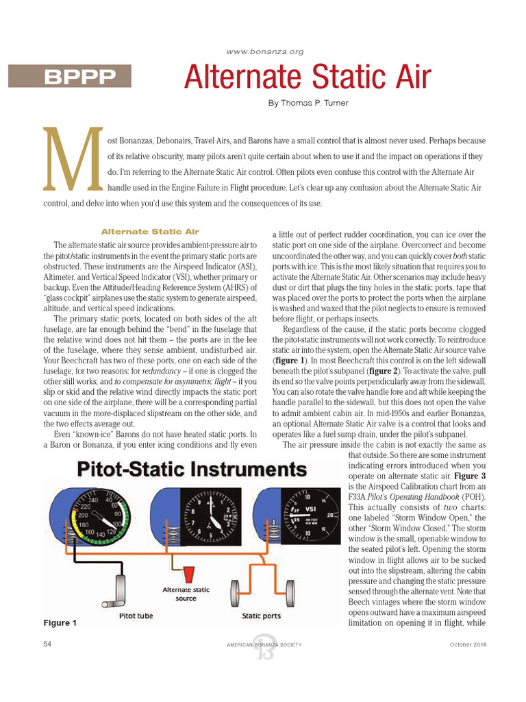 Understanding Alternate Static Air | PDF