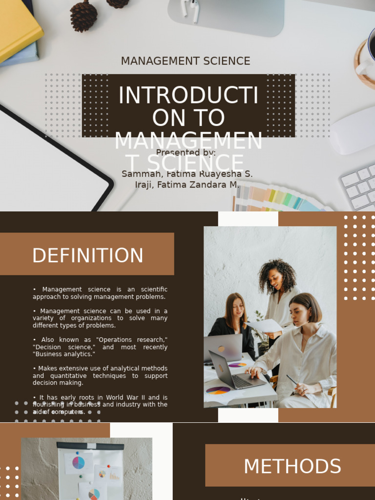 Introduction To Management Science | PDF | Decision Making | Science
