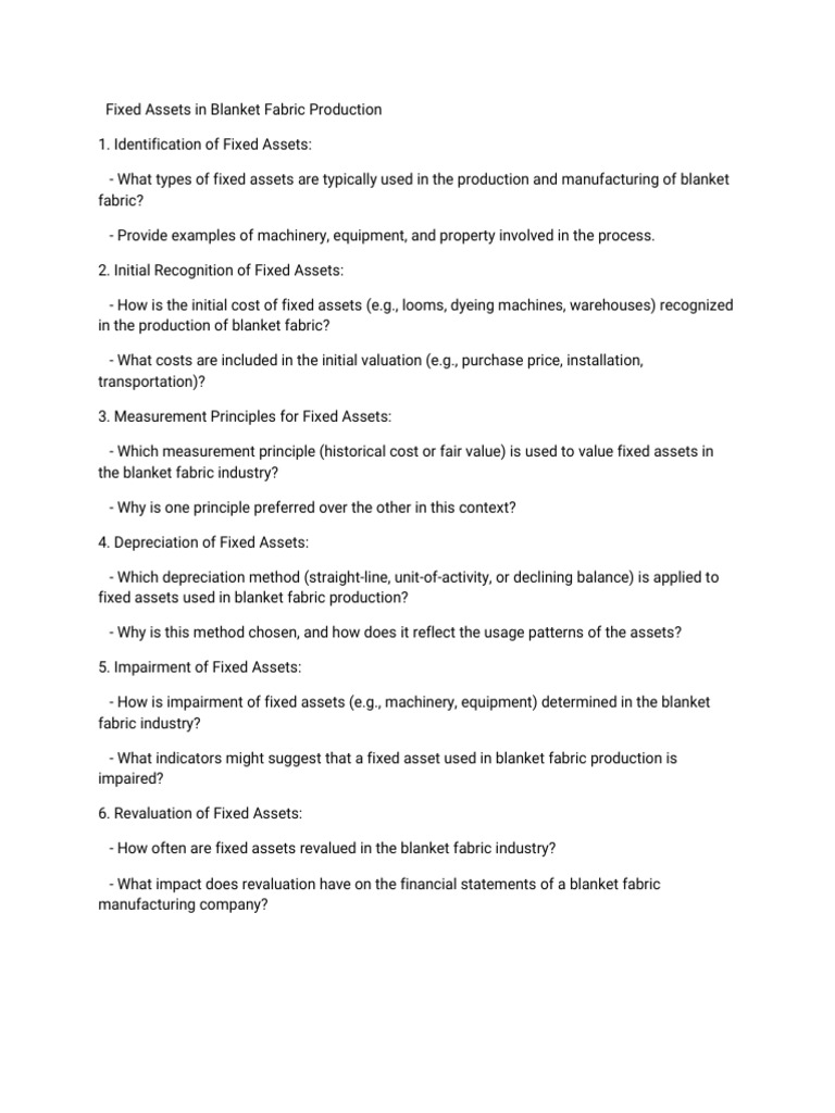 Fixed Assets in | PDF
