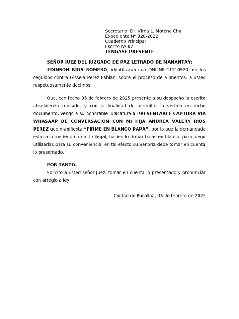 Tengase Presente | PDF