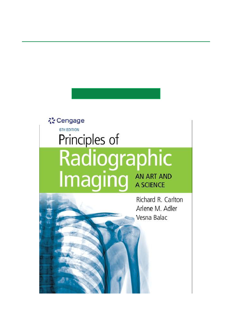Principles of Radiographic Imaging 6th Ed. | PDF | Ct Scan | Radiography