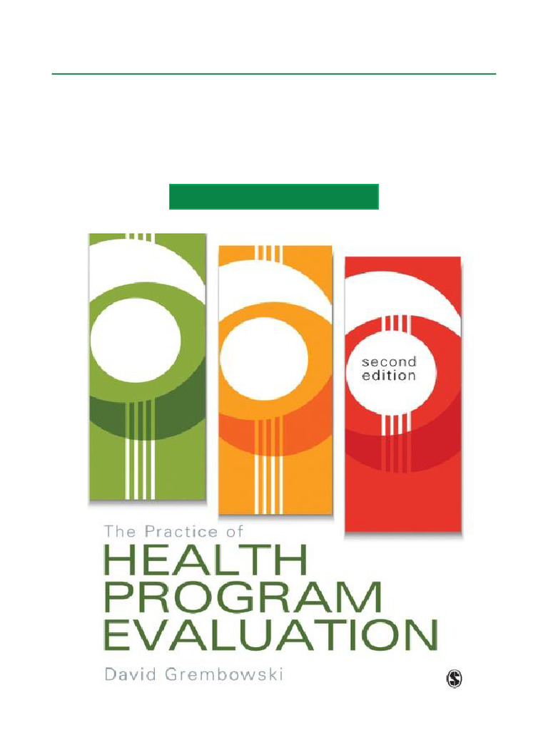 The Practice of Health Program Evaluation 2nd Edition Ebook Full Text ...