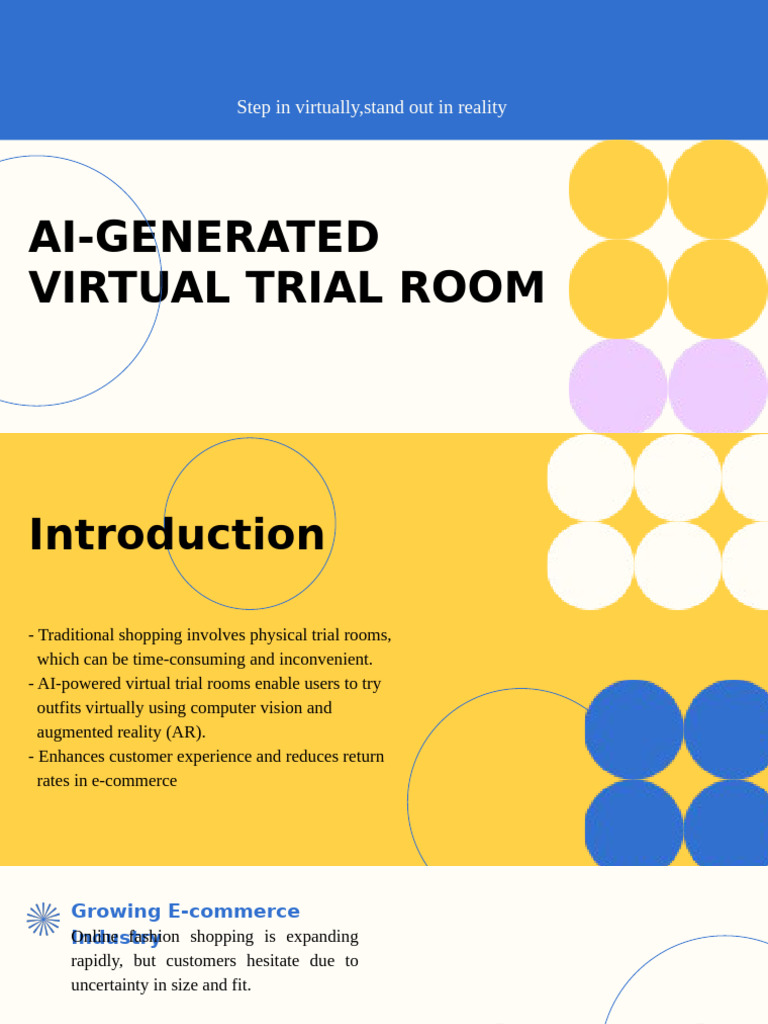 AI Virtual Trial Room Final PPT (1) - 1 | PDF | Augmented Reality | Computing