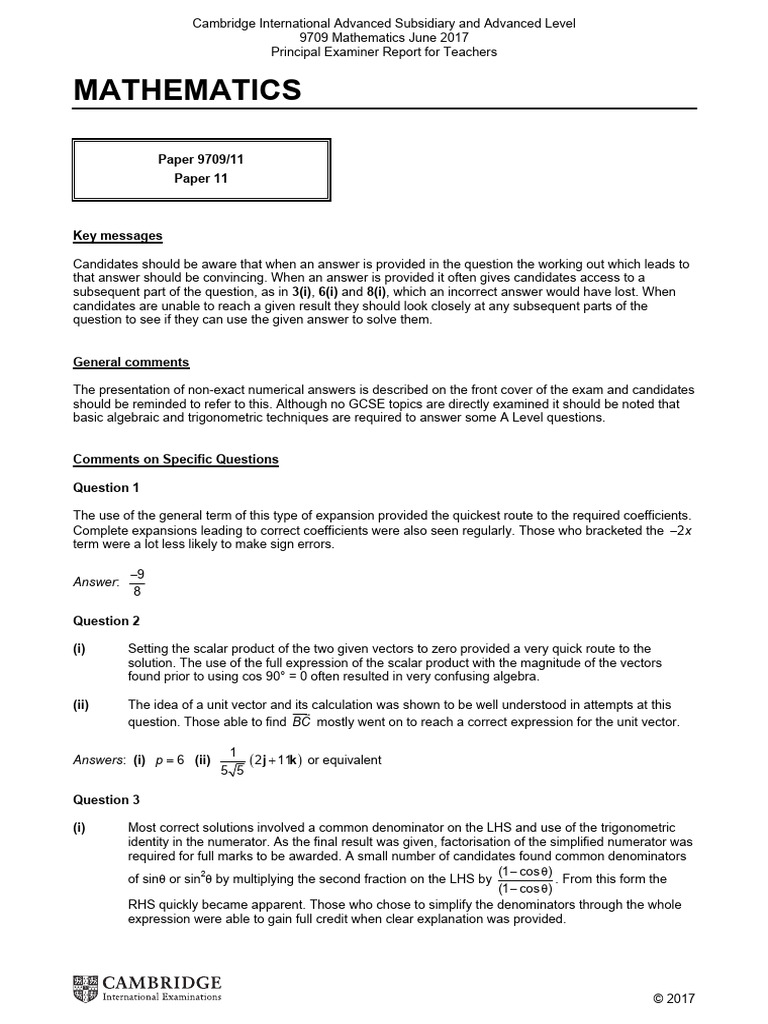 9709_s17_er | PDF | Function (Mathematics) | Equations