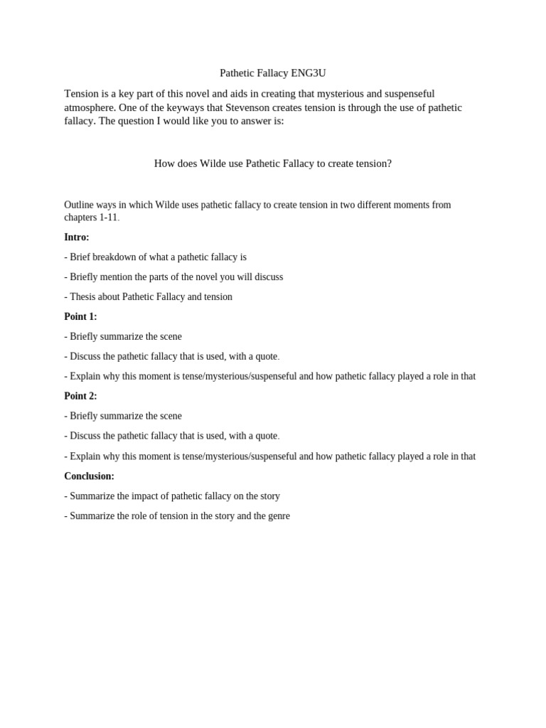 CH 1-11 Pathetic Fallacy | PDF