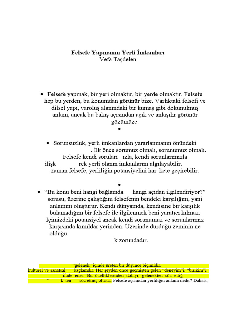 Yerlilik Makale | PDF