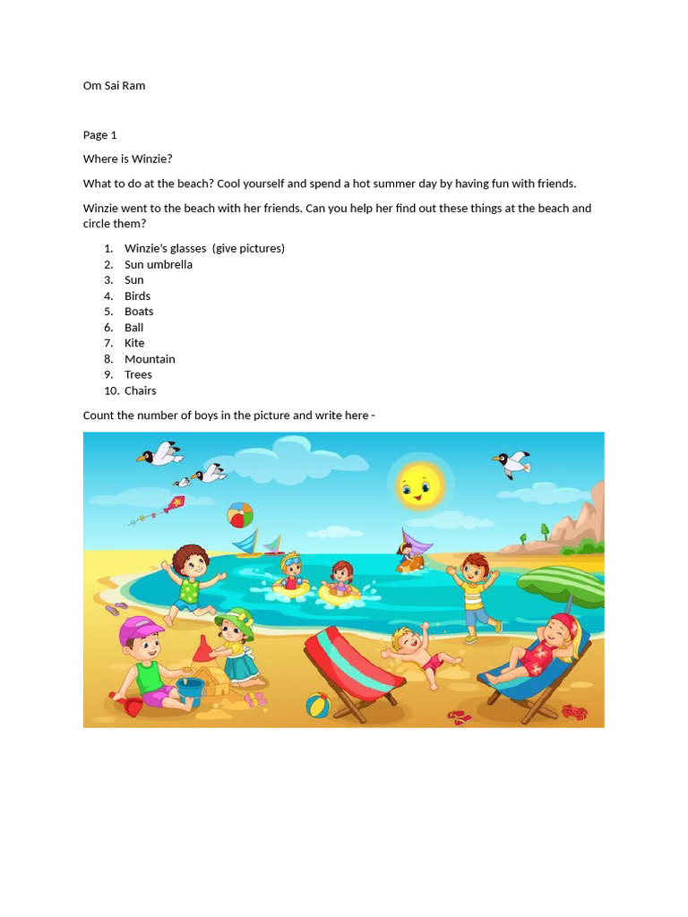 Winzie's Search and Find Adventures | PDF | Classroom