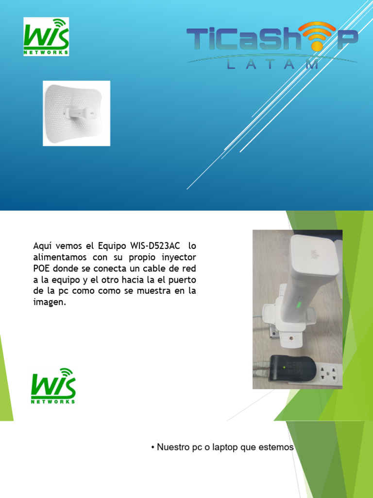 GUIA WIS NETWORKS D523AC | PDF | Protocolos de internet | Inalámbrico