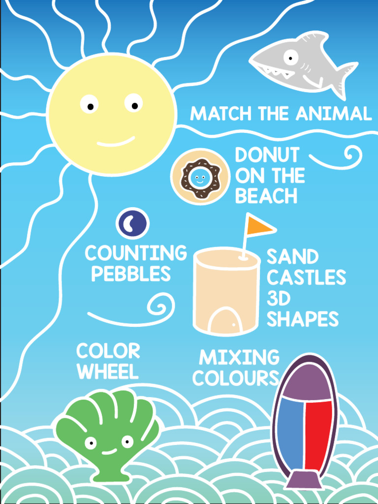Colorful Summer Activity Book UK | PDF | Color