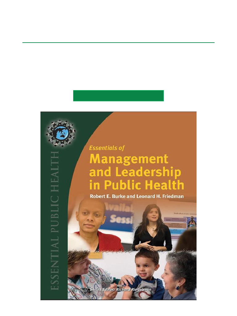 Management and Leadership in Public Health | PDF | Public Health ...