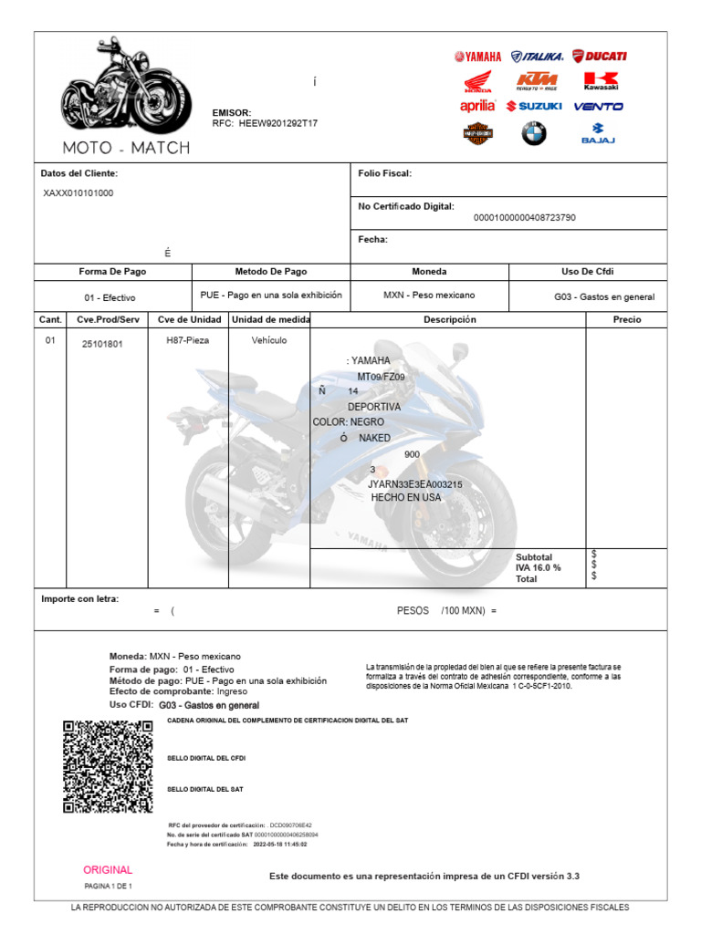 600920656-refactura-moto_1__2__1_ | PDF | Vehículo de motor