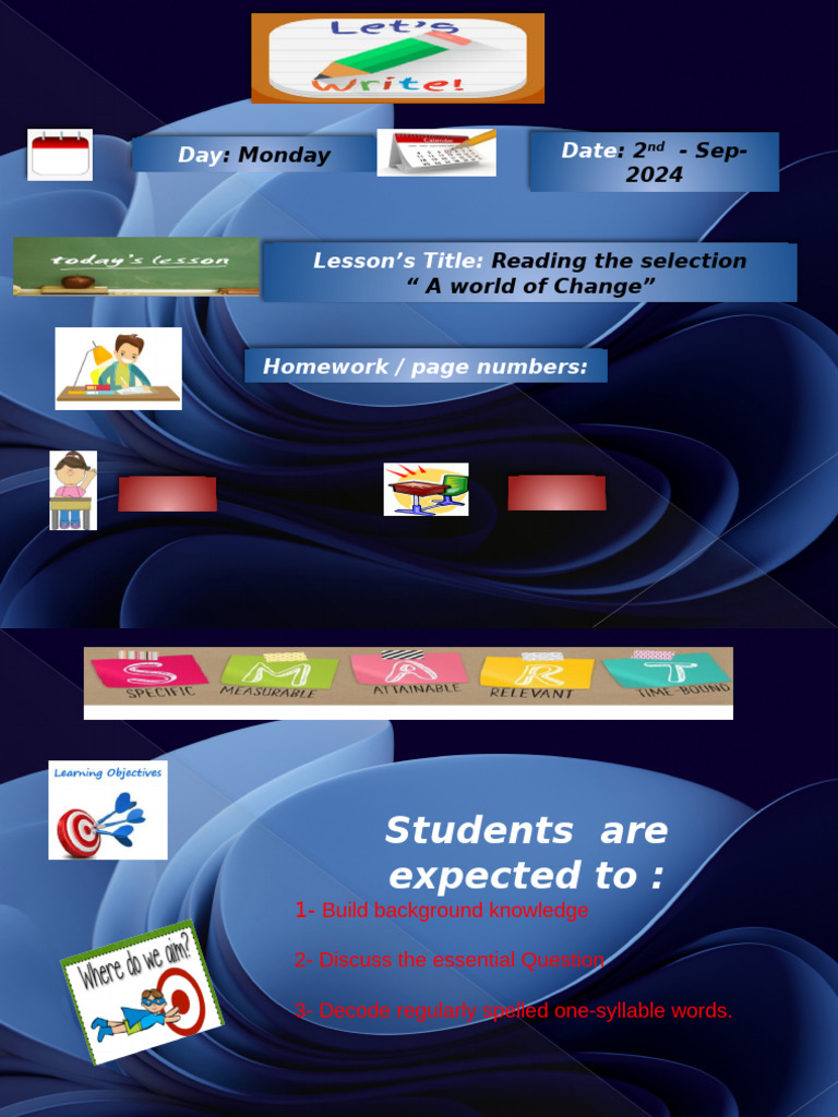 English Class Cliche 2nd (Week 2) Term 1 g4 | PDF