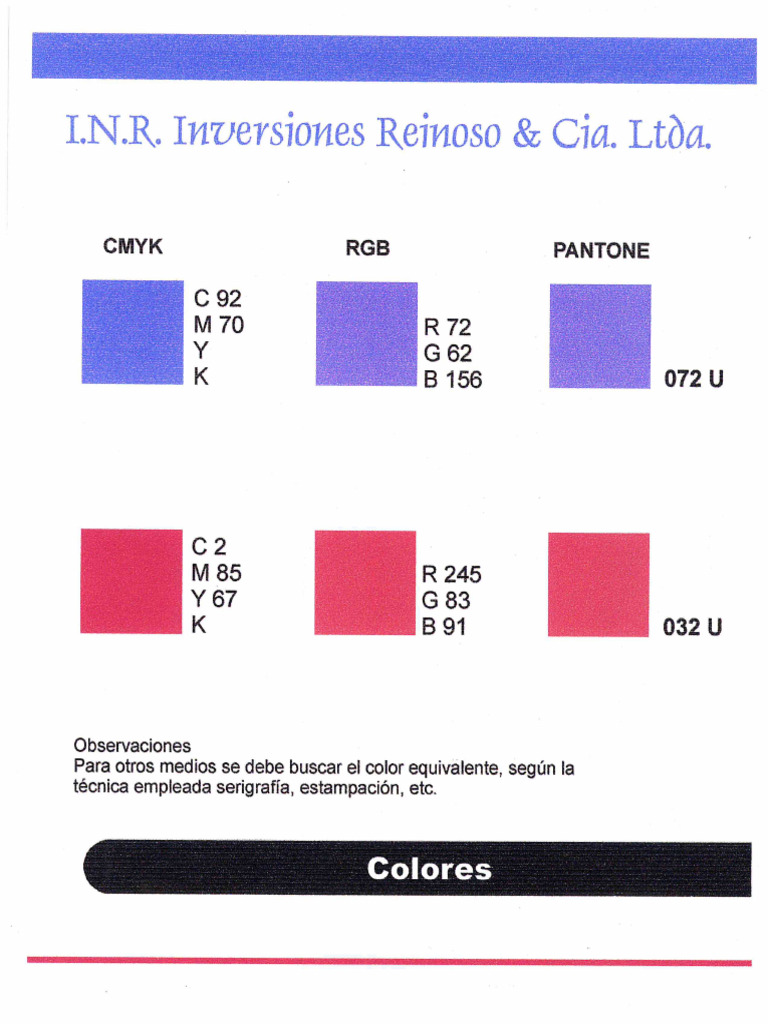 Colores INR | PDF