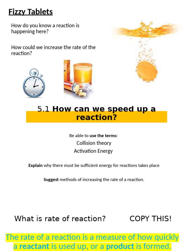 5.1 Collision Theory and Activation Energy | PDF | Reaction Rate | Chemical Reactions