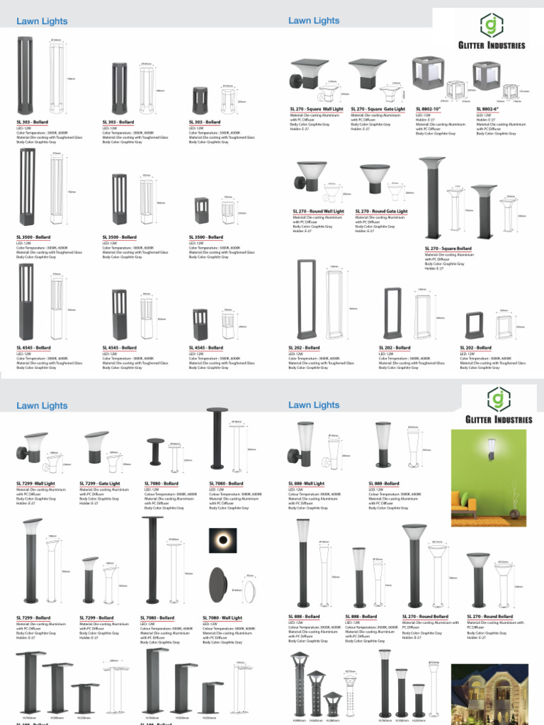 6 - Garden Lights Catalog - Glitter Industries | PDF