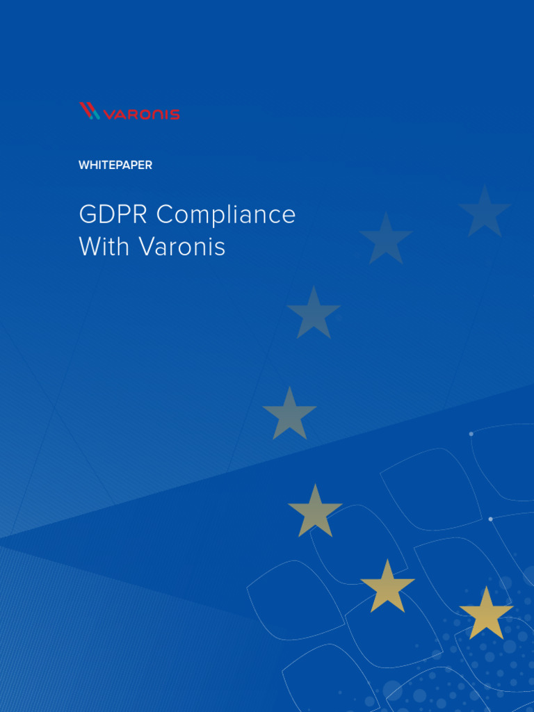 Whitepaper - GDPR Compliance With Varonis | PDF | Computer Security | Security