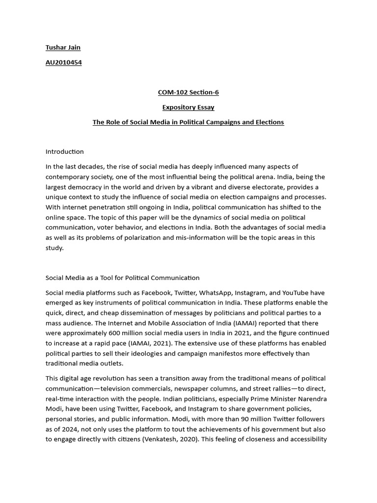 Expository Essay Final Draft | PDF | Social Media | Popular Culture ...