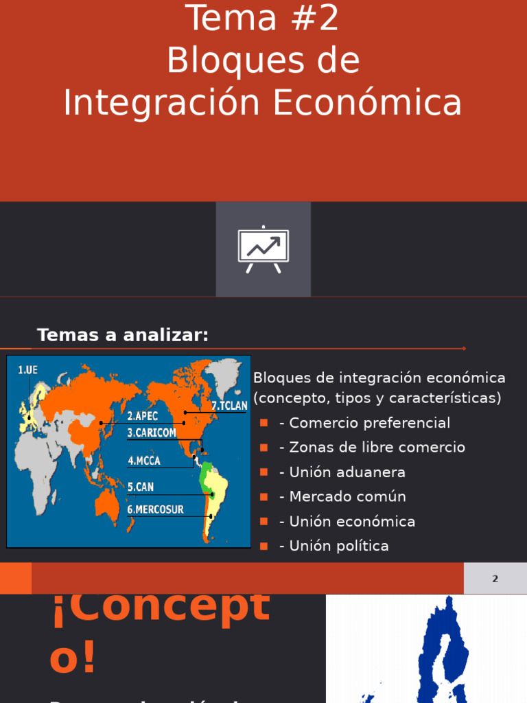 Tema-2 Bloques de Integracion Economica | PDF | Integración económica | Comercio