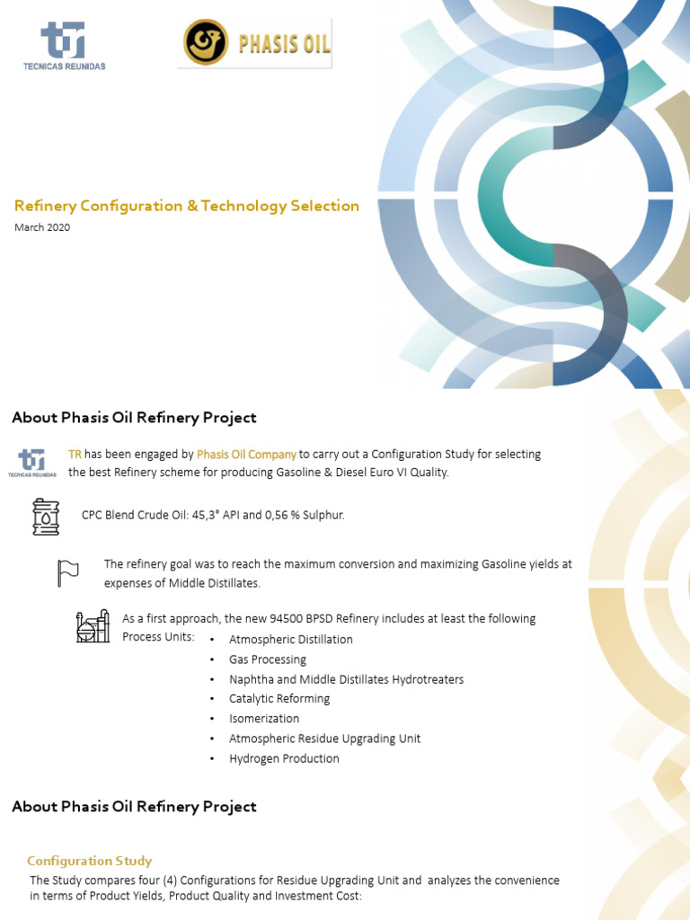 Phasis OiI Refinery Configuration by TR - AF | PDF | Cracking ...