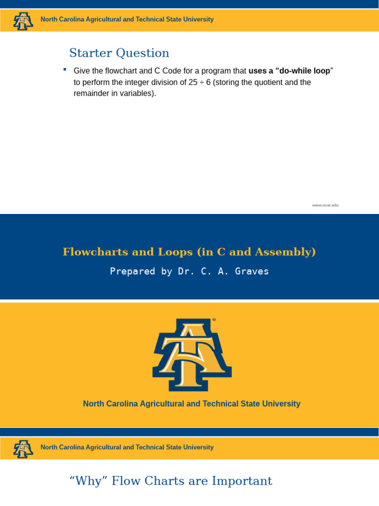 13 - Flowcharts and Loops (In C and Assembly) | PDF | Control Flow ...