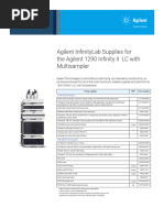 Agilent 1260 Infinity II Parts Guide | PDF | Valve | Pump