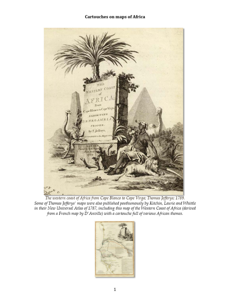 Cartouches On Maps of Africa | PDF | Cartography | Africa