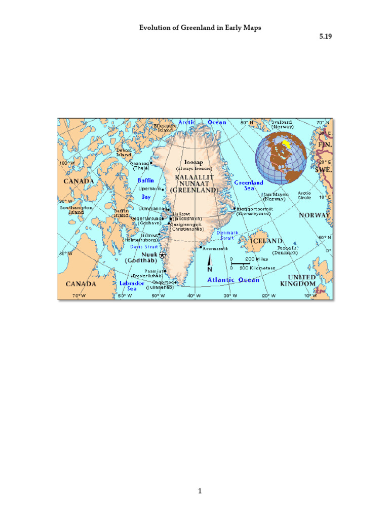 Greenland's Early Mapping History | PDF | Greenland | Geography