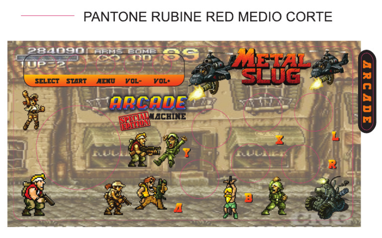 METAL SLUG Adhesivo Con Medio Corte | PDF